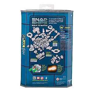 Snap Ships — Trident ST-33 Gunship — Building Construction Toy for Custom Building and Battle Play — for Ages 8+