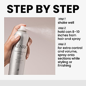 Kenra Artformation Spray 18 80% | Firm Hold Hairspray | Volume & Styling Control | Fast-dying Formula| All Hair Types | 10 oz