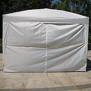 10'x10'EZ Pop UP Wedding Party Tent Folding Gazebo Canopy W/SIDES & Carry Bag