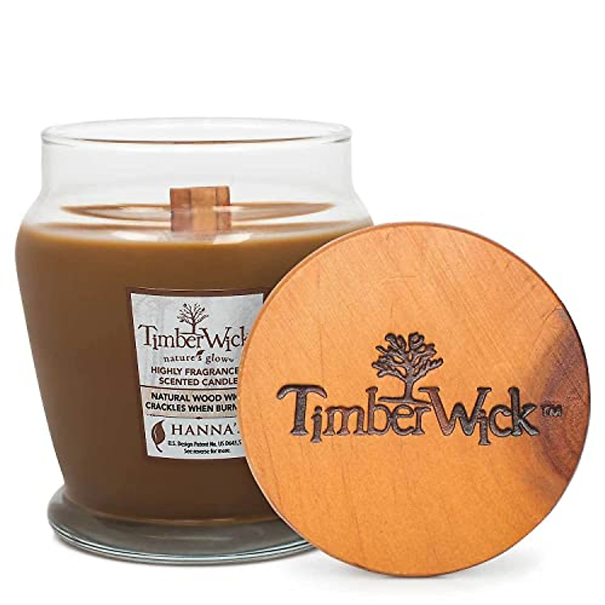 Hanna's Candles TimberWick Ember Glow Jar Candle