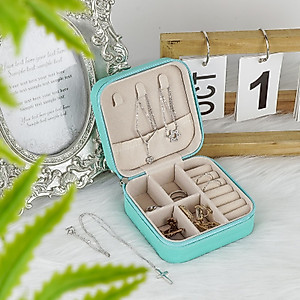 JANKOW DIY Owl Diamond Art Jewelry Box, Diamond Painting Small Jewelry Box, Owl Jewelry Box for Women, for Ring, Pendant, Earring, Necklace, Bracelet (Light Green)