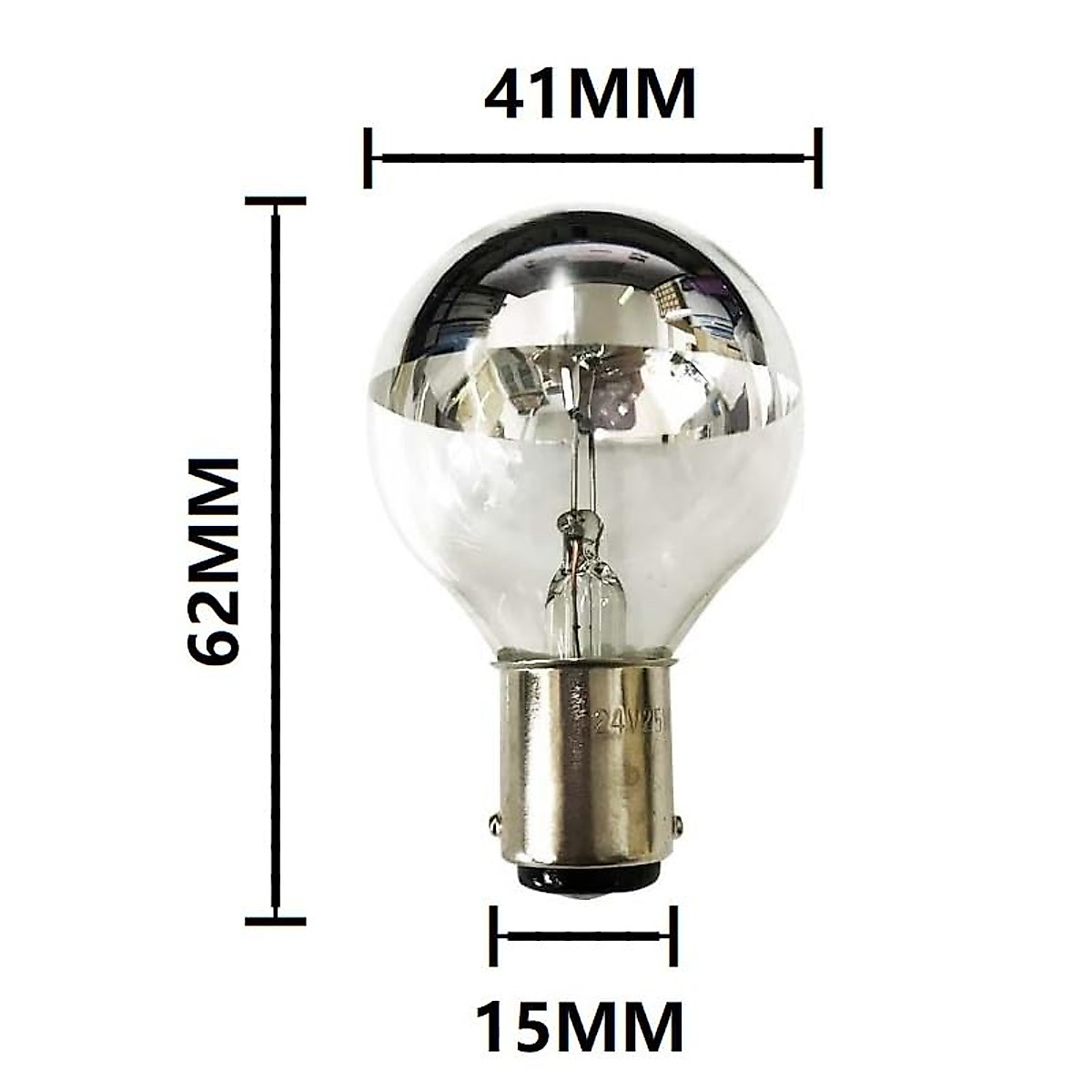 GWAYUANY Ba15d 24V 50W shadowless lamp Single Hole Cold Light Bulb Surgical Light Bulbs Insert Button
