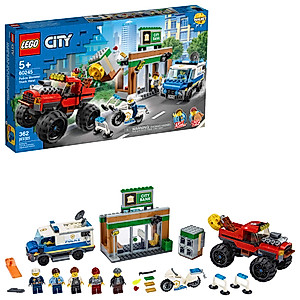 LEGO City Police Monster Truck Heist 60245 Police Toy, Cool Building Set for Kids (362 Pieces)