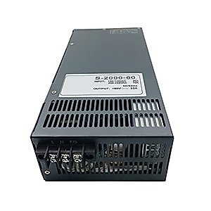 GIXAA DC Power Supply Variable 2000w AC-DC Switching Power Supply Adjustable DC Voltage& Current Power Supply LED Current Stabilizer Laboratory Bench Source with LCD Display