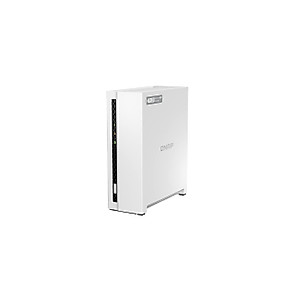 QNAP TS-133-US 1 Bay Affordable Desktop NAS with ARM Cortex-A55 Quad-core Processor and 2 GB DDR4 RAM (Diskless)