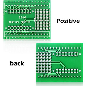 KeeYees 2pcs Expansion PCB Board with Screw Terminal Block Pin Header for ESP8266 for NodeMCU Development Board