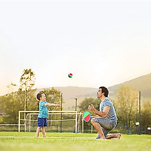 Ayeboovi Replacement Sticky Balls, 4 Packs, 2.6 Inch Diameter, Suitable for Toss and Catch Game