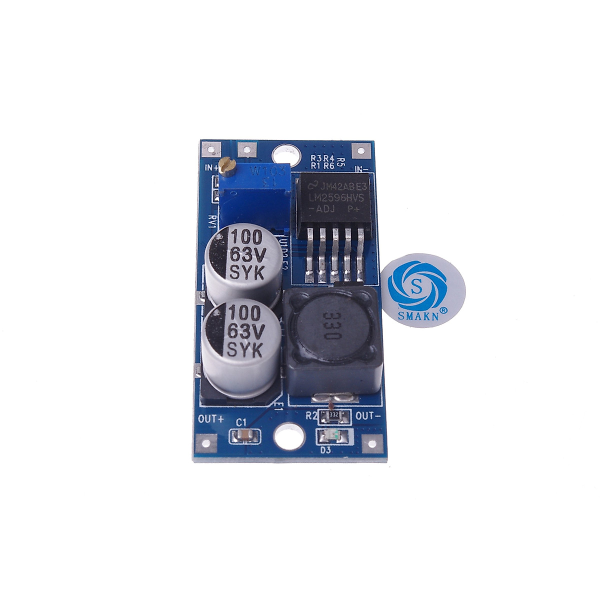 SMAKN® DC 4.5-60V to 1.25-30V Lm2596hv Power Supply Buck Voltage Switching Regulator Module Step Down