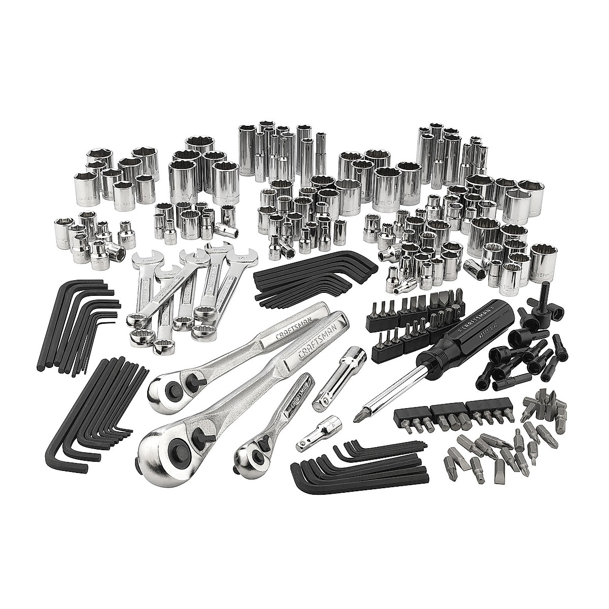 Craftsman 230-Piece Mechanics Tool Set, 50230, Silver, 1 Set
