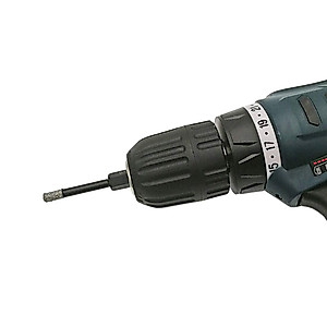 5mm Dry Diamond Drill Bits for Tile Porcelian Marble Granite Brick with Hex Shank Pack of 2 by DT-DIATOOL