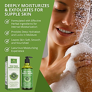 Antifungal Body Wash & Soap, Antibacterial Tinea Versicolor Body Wash, Tea Tree Back Acne, Folliculitis Body Wash, For Jock Itch, Athletes Foot, Body Odor, Ringworm