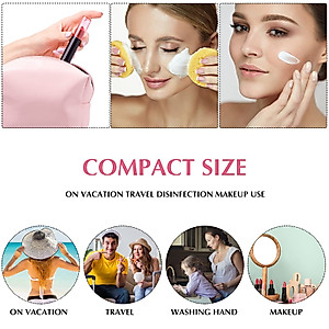 50 Pack Foam Pump Bottle 1oz/ 30ml Refillable Dispenser Travel Size Plastic Mini Foam Pump Bottle Lash Shampoo Bottles Portable Clear Mini Foaming Bottle for Shampoo Cleaning Lash Cosmetics Packaging