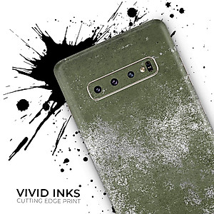 DesignSkinz Distressed Silver Texture v15 Protective Vinyl Decal Wrap Skin Cover Compatible with The Samsung Galaxy S20 (Screen Trim & Back Glass Skin)