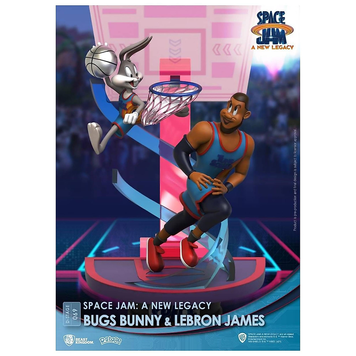 Space Jam: A New Legacy: Bugs Bunny and Lebron James DS-069 D-Stage Statue