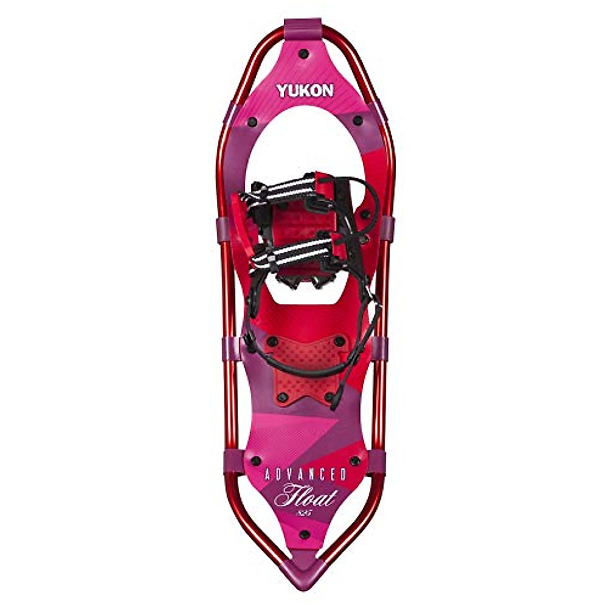 Yukon Charlie's Advanced Float Women's Snowshoe Kit, 8-inch x 25-inch, Includes Snowshoes, Trekking Poles and Travel Bag