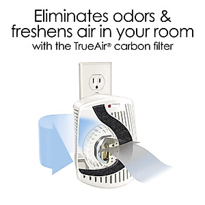 Hamilton Beach TrueAir Air Fresheners and Replacement Carbon Filters (3-Pack)