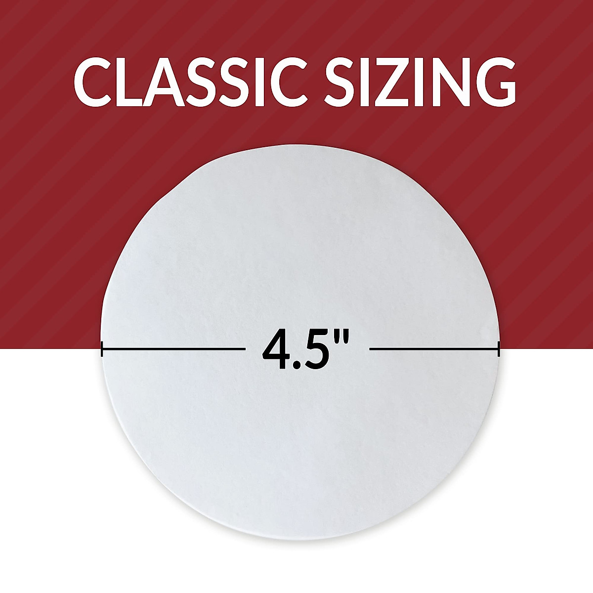 (1500 Pack) Reli. Hamburger Patty Paper (4.5 Inch Round) | Wax Paper | Food Grade Patty Paper,Parchment Paper Sheets| Non-Stick Paper for Burger Press/Separating Frozen Patties,Restaurant-Grade (4.5")