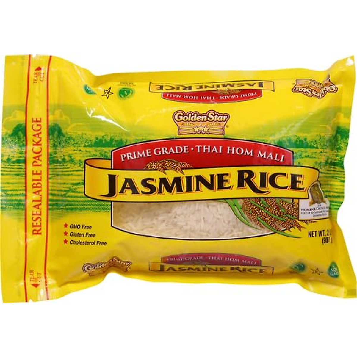 Golden Star Jasmine Rice, 32 Oz
