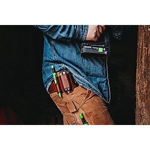 LEATHERMAN, Ainsworth EDC Premium Leather Sheath, Brown, Medium