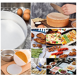 100pcs Parchment Paper Rounds 9 Inch Diameter Precut for Baking - Non-STICK 9'' Cake Pan Liner Circles, Perfect for Cheesecake Pan Springform Pan Bundt Pan Steamer and Air Fryer