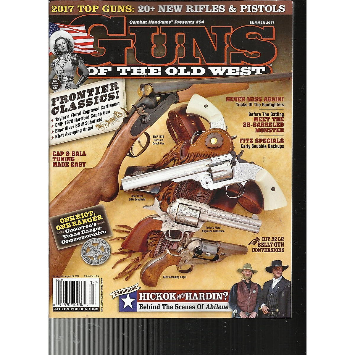 GUNS OF THE OLD WEST MAGAZINE, SUMMER, 2017# 94 2017 TOP GUNS