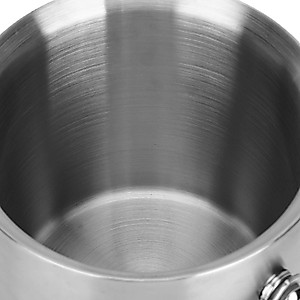 Ice Buckets for Parties, 2L Stainless Steel Ice Bucket with Lid, Double Layer Insulation, Portable Insulated Ice Bucket with Lid, Bar Supplies, Ice Cooler for Party