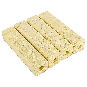 RealPlus 6.2" Long Large Aquarium Filter Media, 30pcs Ceramic Bio Media Blocks for Sump Tank Pond Fish Tank