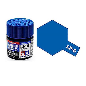 TAMIYA Lacquer Paint LP-6 Pure Blue 10 mL TAM82106 Lacquer Primers & Paints