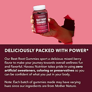 Beet Root Gummies with COQ10 & Pomegranate - Nitric Oxide Supplement for Men and Women - Endurance, Performance, Recovery - Vegan, Non-GMO, Gluten Free - Mixed Berry Flavor, 1 Month Supply