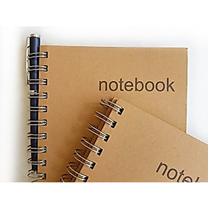 le vent A5 Spiral Dot & Lined Journals - 200 Creamy Pages - High-Quality 100gsm Paper - Durable Hardcover (5" x 8.25") - Perfect for Bullet Journaling, Planning, and Note-Taking - Designed by Artists