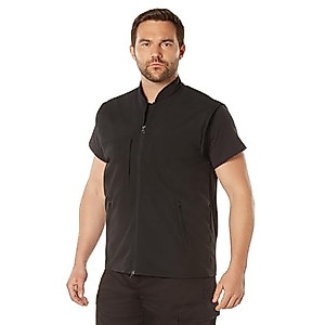 Rothco Men's Professional CCW Concealed Carry Soft Shell Vest, Black - 2XL