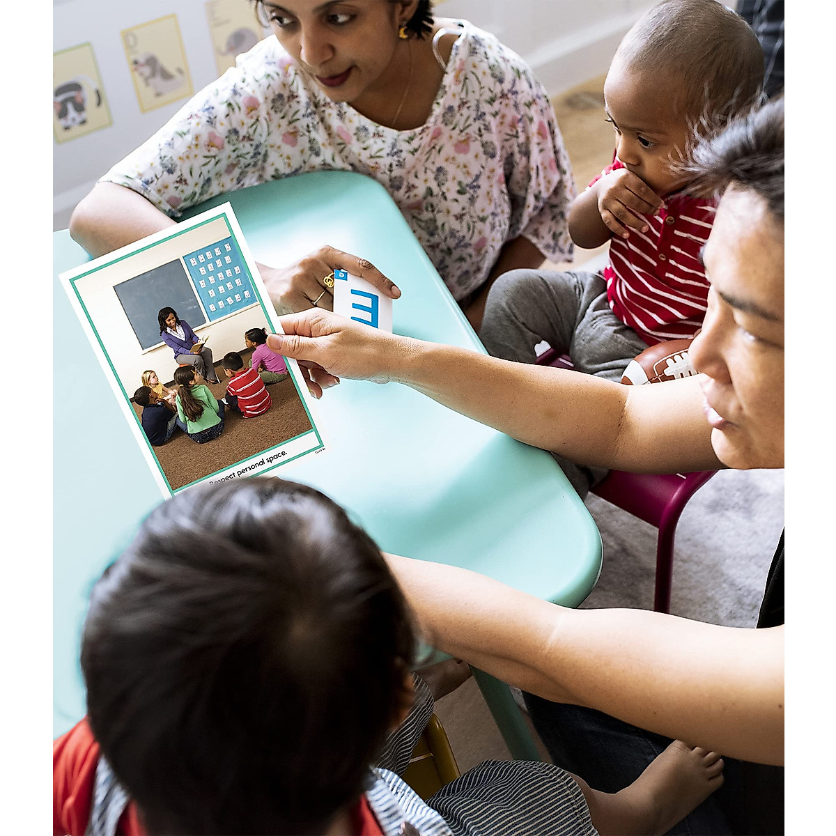 Photo Conversation Cards—Social Emotional Flash Cards For Children With Autism and Aspergers, Behavioral and Communication Skills Practice, Educational Games for Kindergarten+ (90 pc)