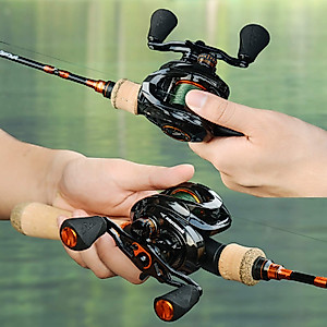 KastKing Zephyr Baitcasting Reels BFS Fishing Reel, Drag Clicker Version,Left Hand Bait Finesse Casting Reel