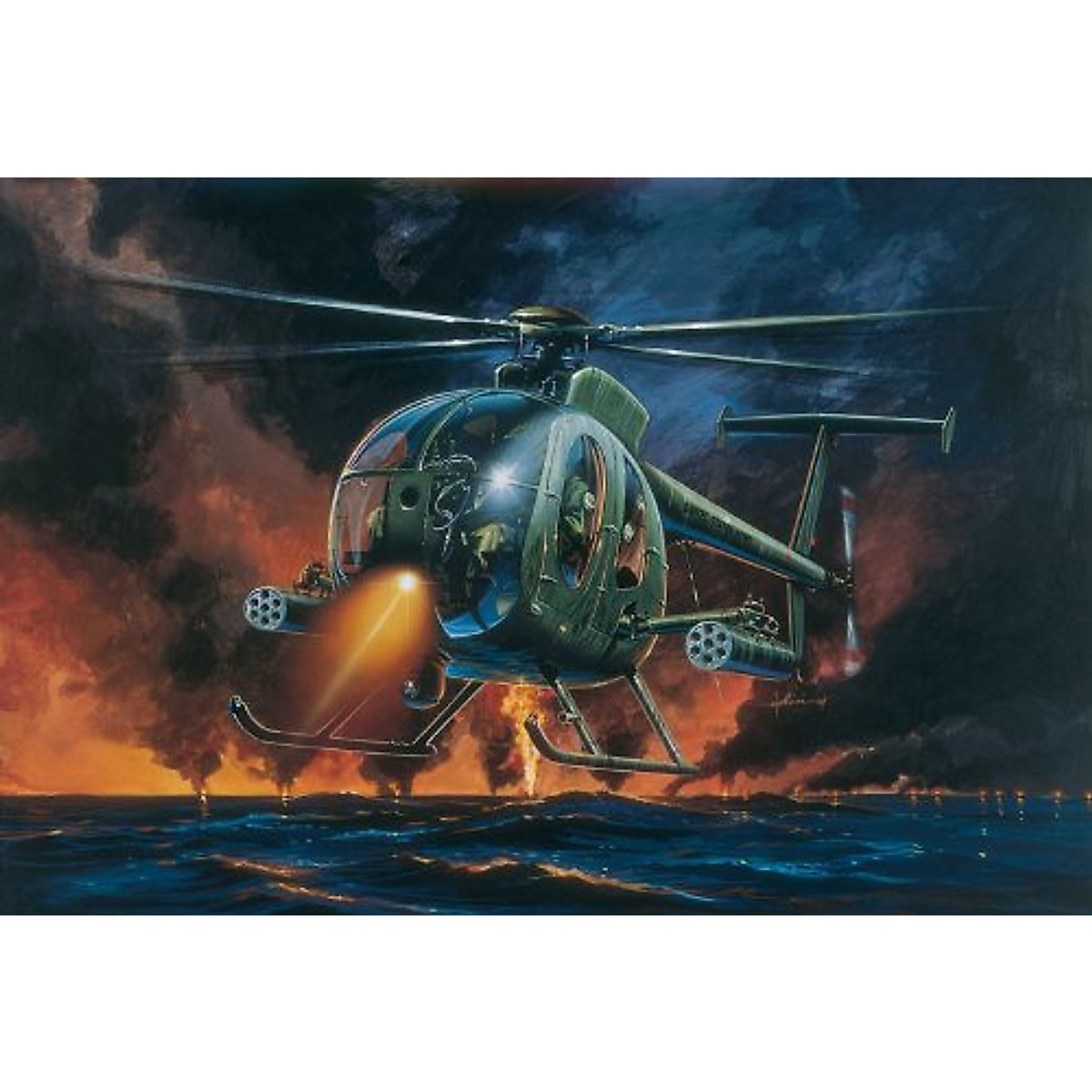 Italeri Models Ah-6 Night Fox Model Kit