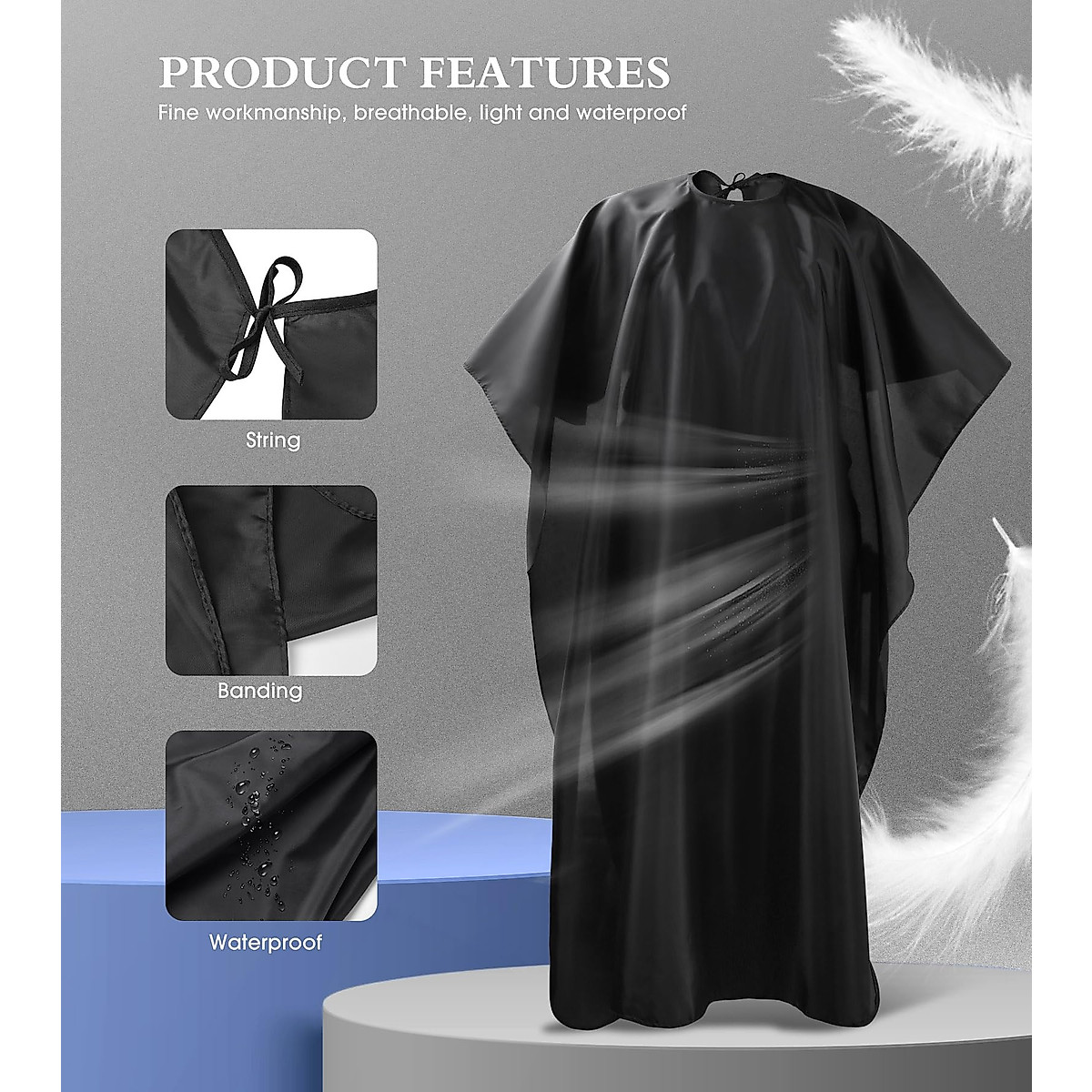 Hair Cutting Scissors Kits,11Pcs Professional Haircut Scissors Kit with Comb,Clips,Cape,New Craftsmanship Stainless Steel Hairdressing Thinning Shears Set for Barber,Salon,Home,Men,Women