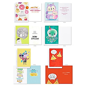 American Greetings Deluxe Kids Birthday Card Assortment, Bright and Cheerful Designs (40-Count)