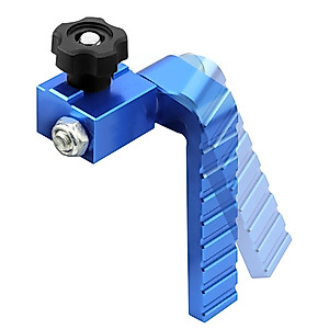 Binazon t track stop block 3-Inch Fence Flip Stop for Woodworking, Blue 2Pack