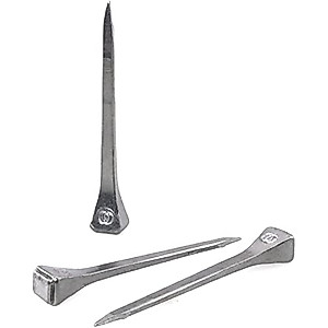 JJHXSM 50pcs Horseshoe Nail E5 51mm Cold-Rolled Steel Horseshoe Nails for Horse Raining Harness Repair