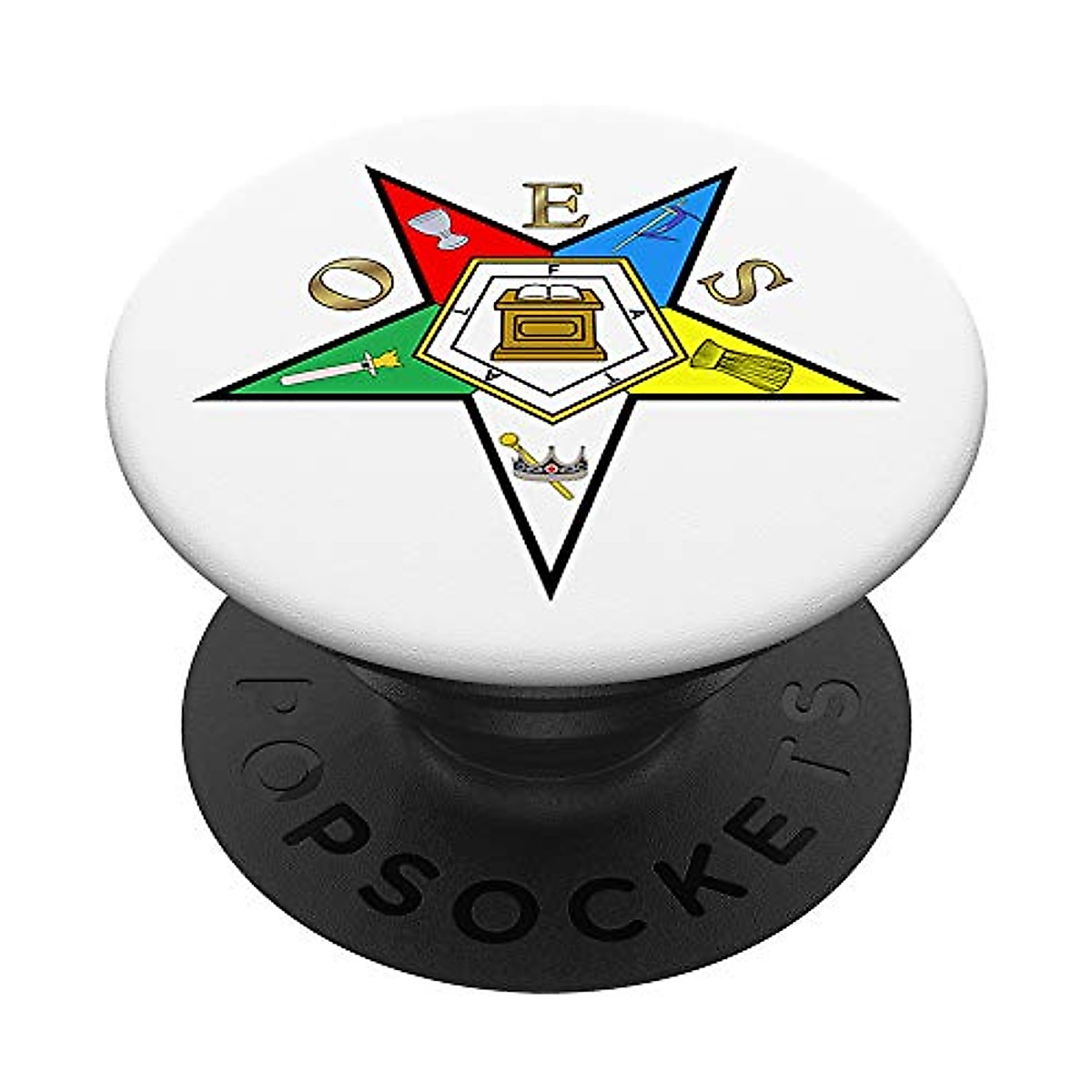 Order of the Eastern Star OES PopSockets PopGrip: Swappable Grip for Phones & Tablets