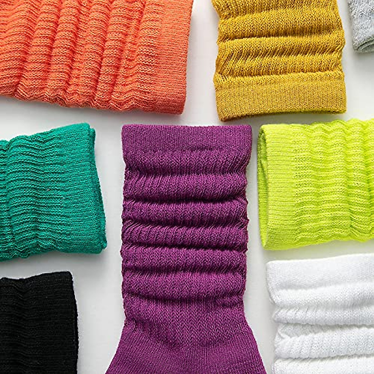 MINI PANDA Little Girl Socks,Socks for Girls 4-6 Years 6-8 Years,Toddler Socks Girls 2t-3t,Long Crew Socks for Girls 9 Pairs (9 colors-C, 1-3T)