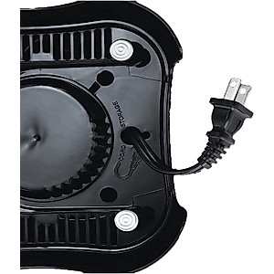 Benchtop Crusher Blender - with 14 functions and 40 oz glass jar for Shakes and Smoothies, Black