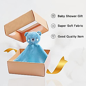 Viviland Baby Security Blanket, Baby Blankets Unisex Security Blanket Bear Lovey Stuffed Animal Blankets, Lovey Security Blanket Gifts, Bear Snuggle Blanket for Newborn