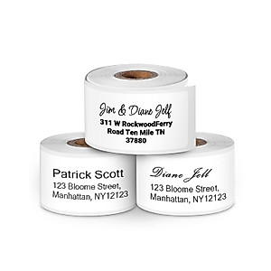 Phomemo Address Labels for M-Series Label Makers, Thermal Mailing Stickers, Easy to Peel Off. White, 1" x 2-5/8", 130 Per Roll, 3 Rolls
