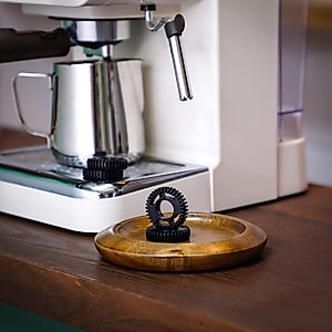 Kittmip 4 Pieces Coffee Milk Frother Replacement Frother Whisk Coffee Whisk Compatible with Keurig Single Serve Coffee Makers for Latte Cappuccino Maker, Black