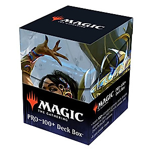 Ultra Pro - Magic: The Gathering The Brothers War 100+ Card Deck Box Card Protector - ft. Saheeli, Filigree Master, Protect & Store Gaming Cards, Collectible Cards, Trading Cards, Great for MTG Cards