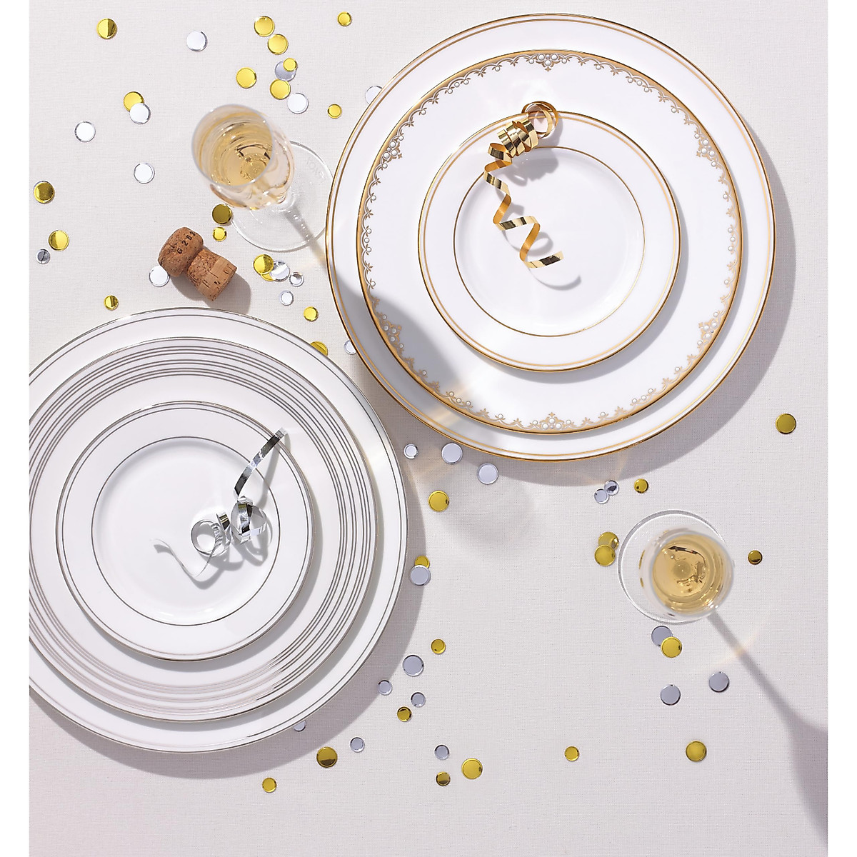 Lenox Federal Gold 5-Piece Place Setting, White