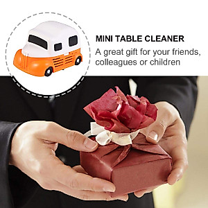 NUOBESTY Desk Vacuum Cleaner Mini Vacuum Cleaner Portable Desktop Sweeper Handheld Tabletop Dust Cleaner Vacuum for Office Home