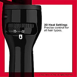 REVLON Perfect Heat Ceramic Curling Iron Brush, Black, 3/4"