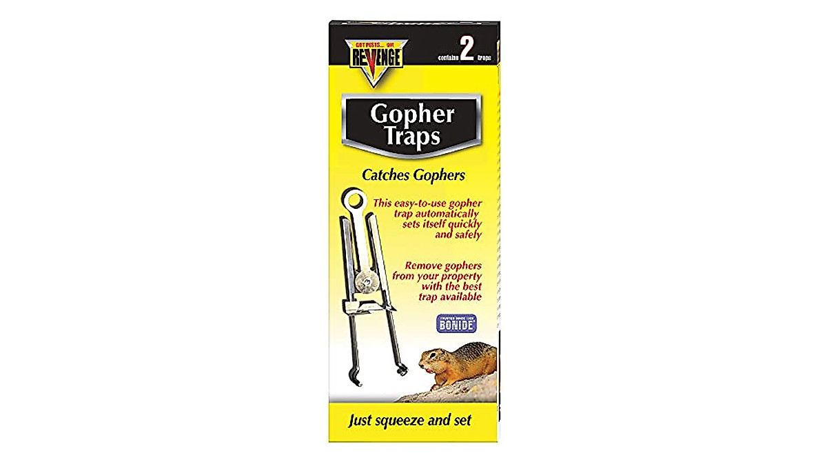 Revenge Gopher Traps, Pack of 2 Ready-to-Use Traps to Remove Gophers ...
