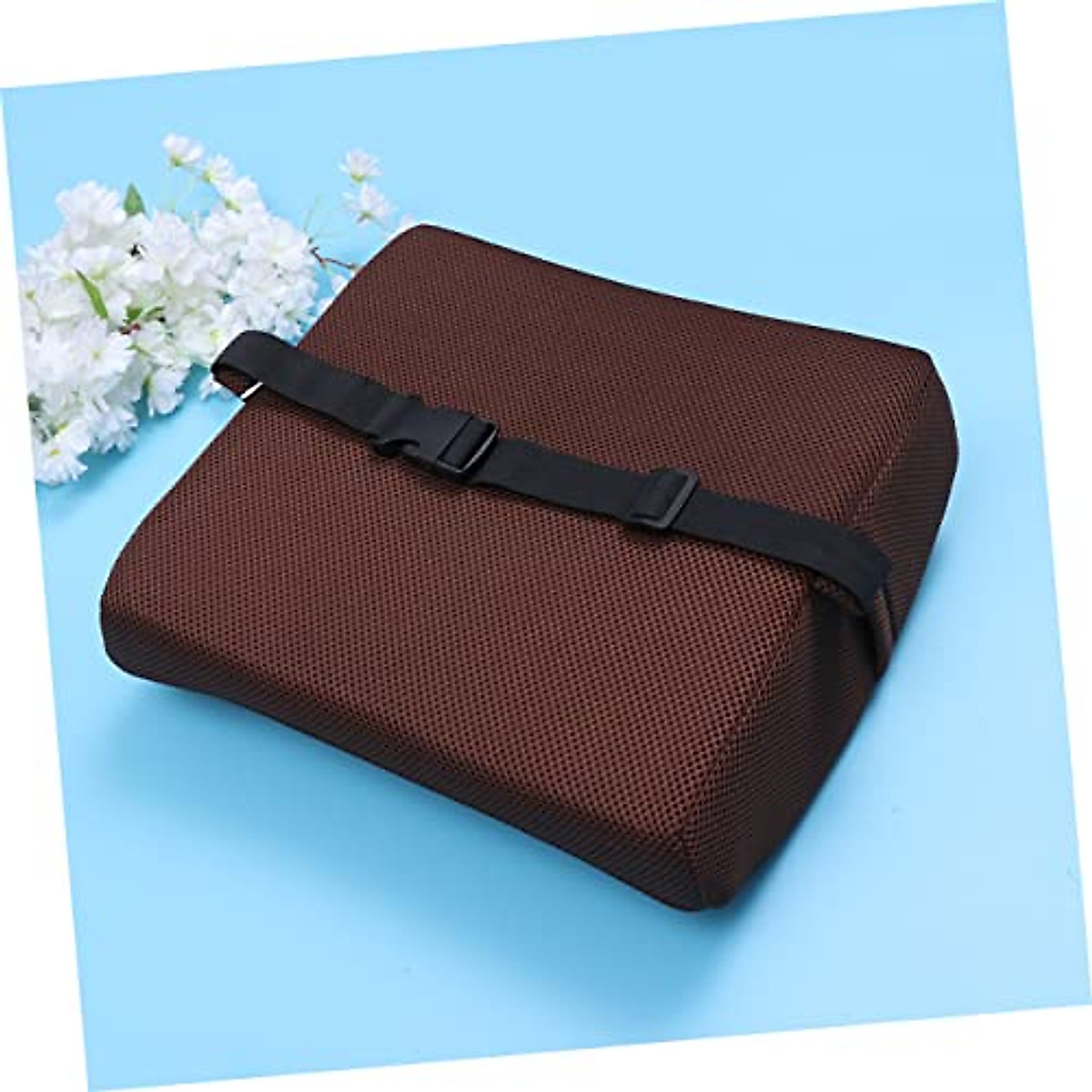 Lumbar Pillow for Car Back Support Pillow Back Cushion Car Lumbar Back Pillow Waist Protection Cushion Car Cushion Slow Pillow Support Pad Lumbar Support Sponge Office Black/1301 ( Color : Coffee , Si